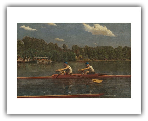 Thomas Eakins : The Biglin Brothers Racing 1872 | Etsy