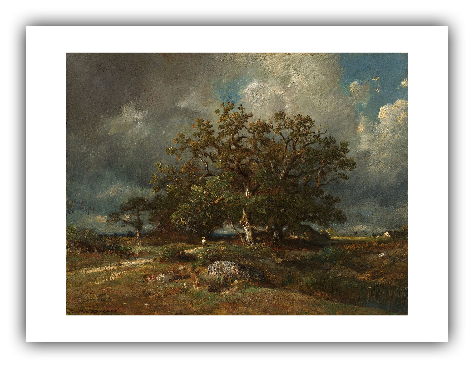 Jules Dupre : The Old Oak c. 1870 Giclee Fine | Etsy