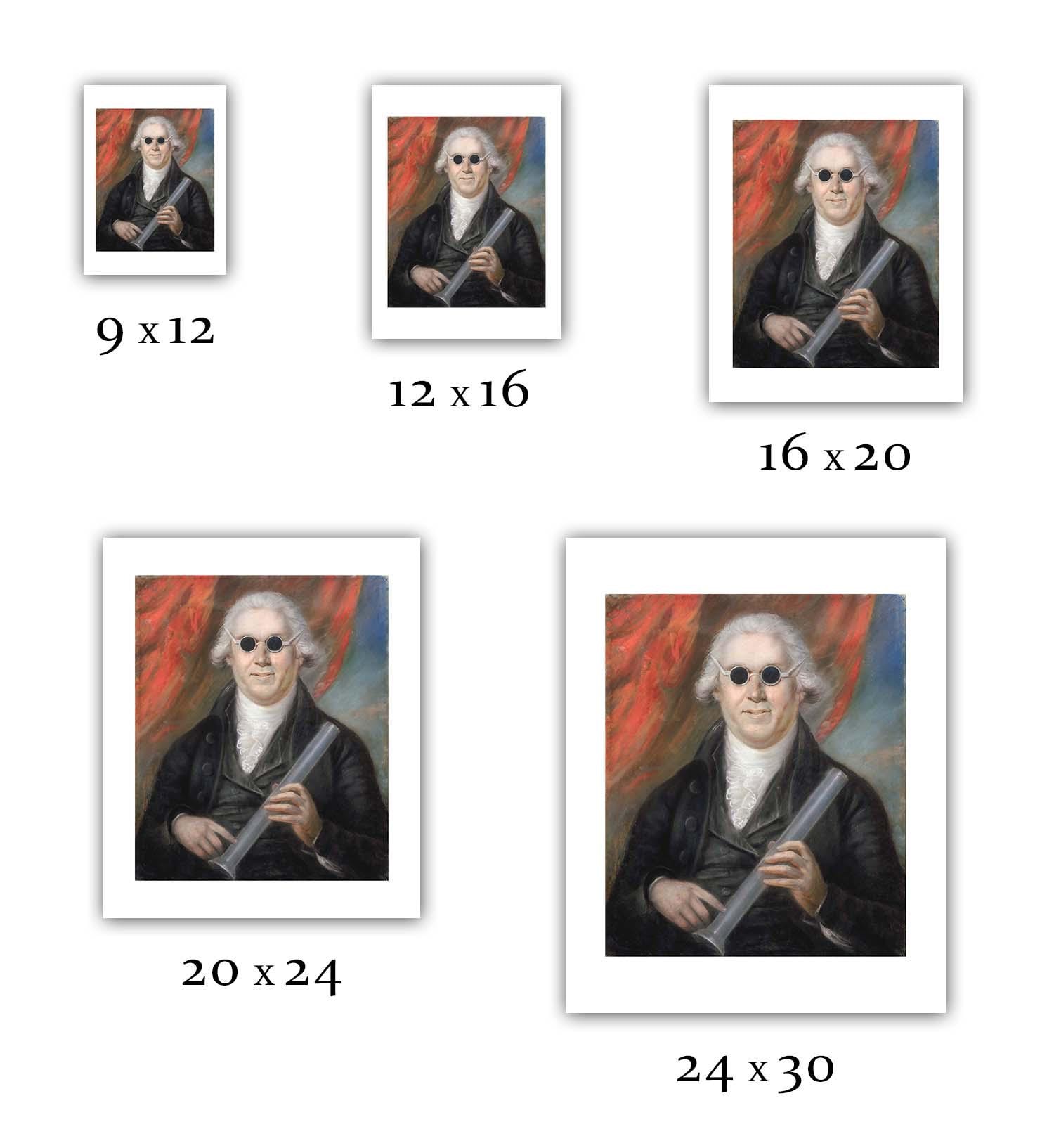 John Russell : Portrait of Mr. Moyes, M.D. (1792) - Giclee Fine Art ...