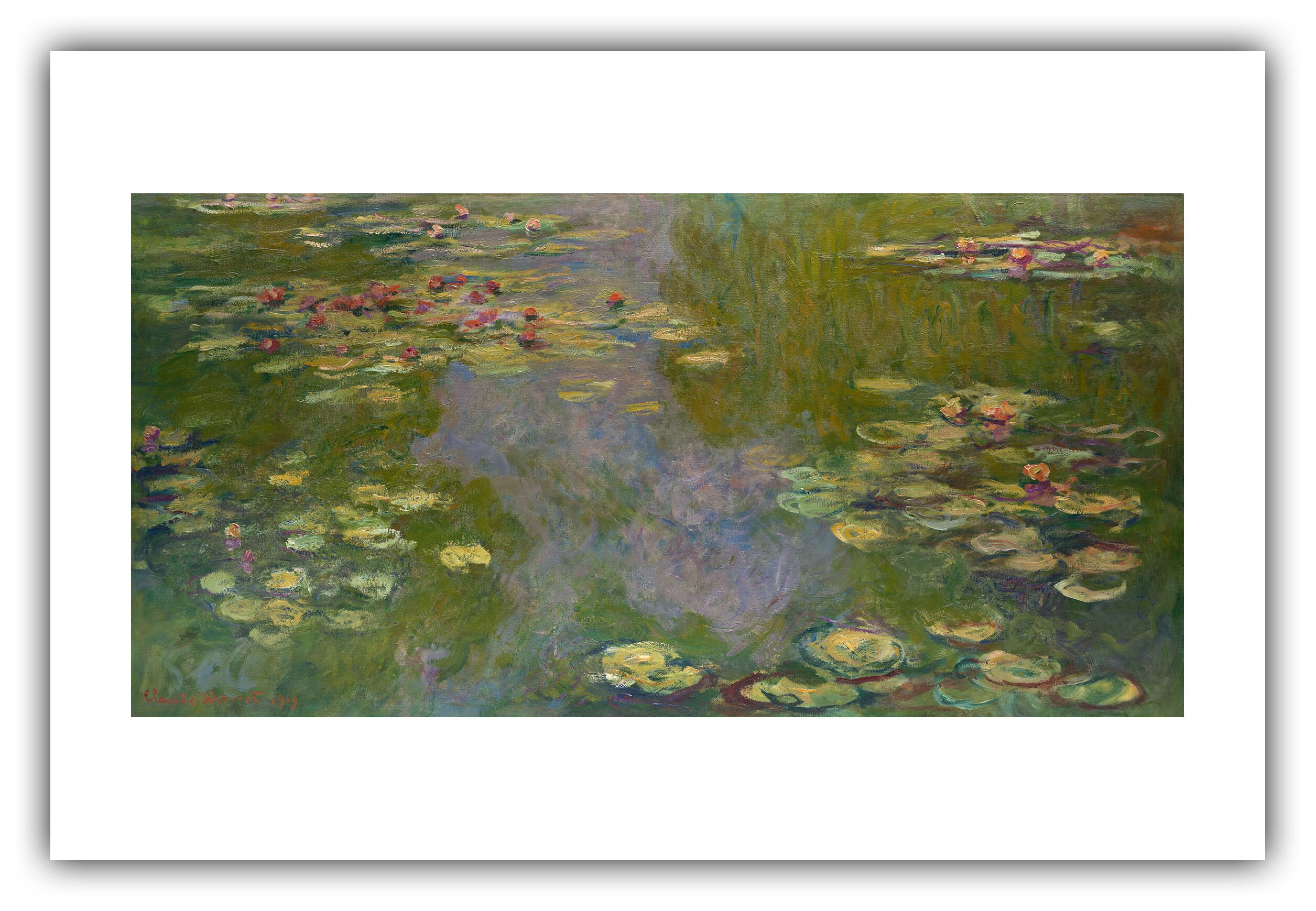 Claude Monet: Nenúfares (1919) - Impresión artística giclée - Etsy España
