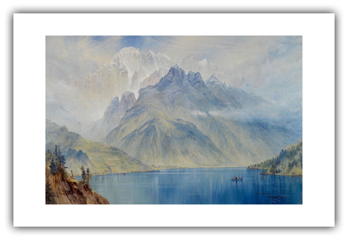 Elijah Walton : Monte Civetta, Italy (1867) - Giclee Fine Art Print - Etsy