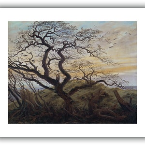 Caspar David Friedrich : the Tree of Crows (1822) - Giclee Fine Art ...