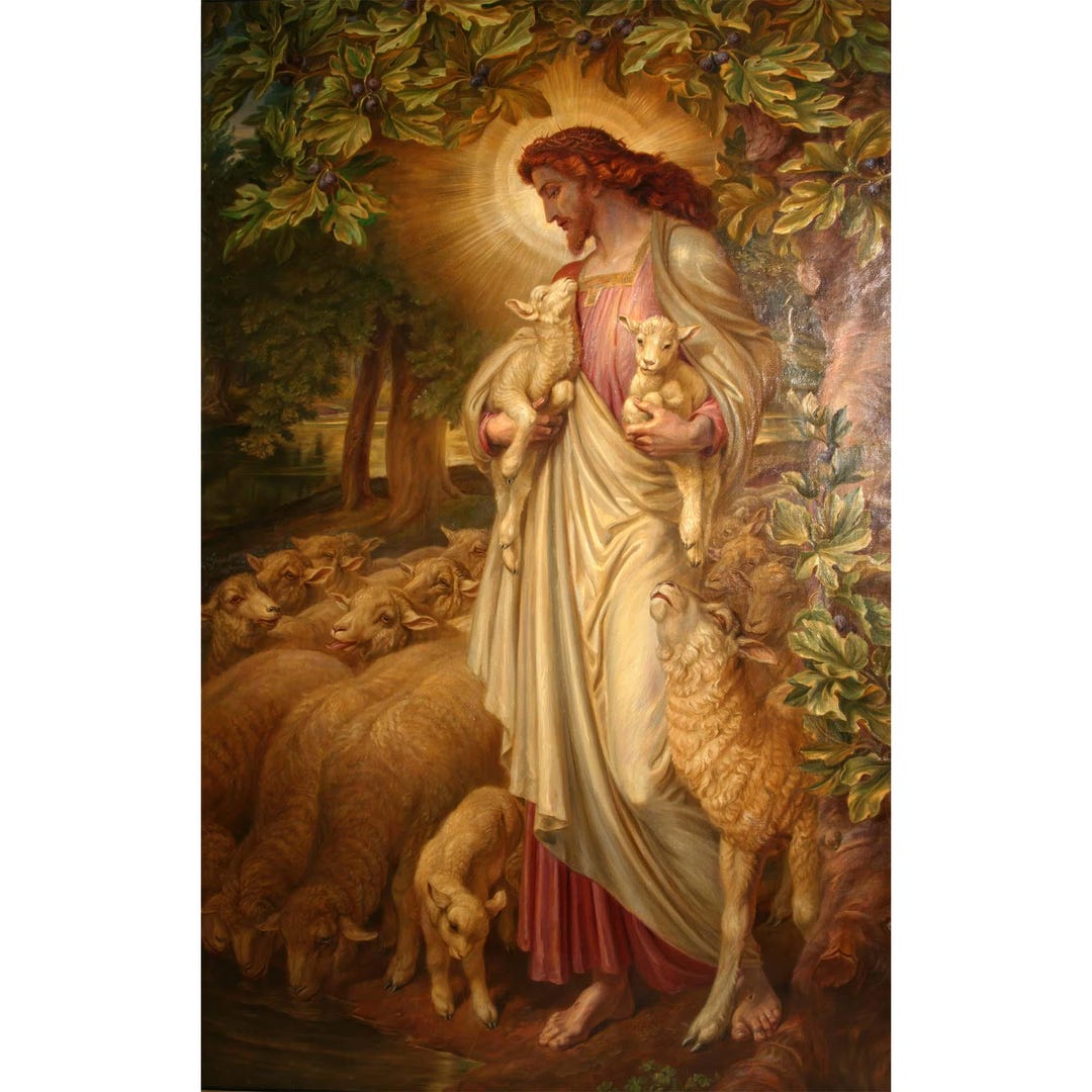 Frederic James Shields : the Good Shepherd - Giclee Fine Art Print - Etsy