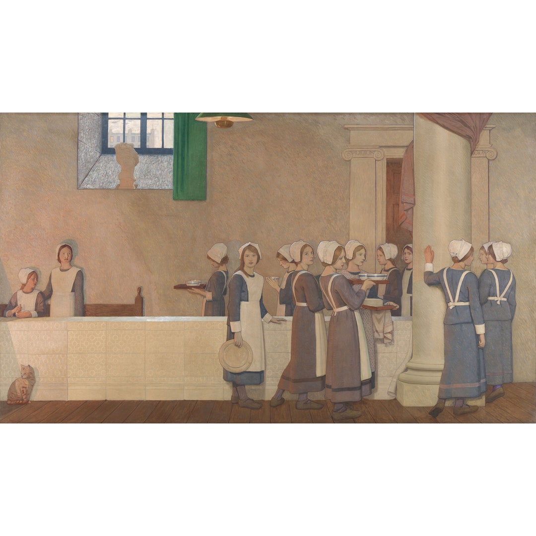 Frederick Cayley Robinson : Acts of Mercy - Orphans II (1915) - Giclee ...
