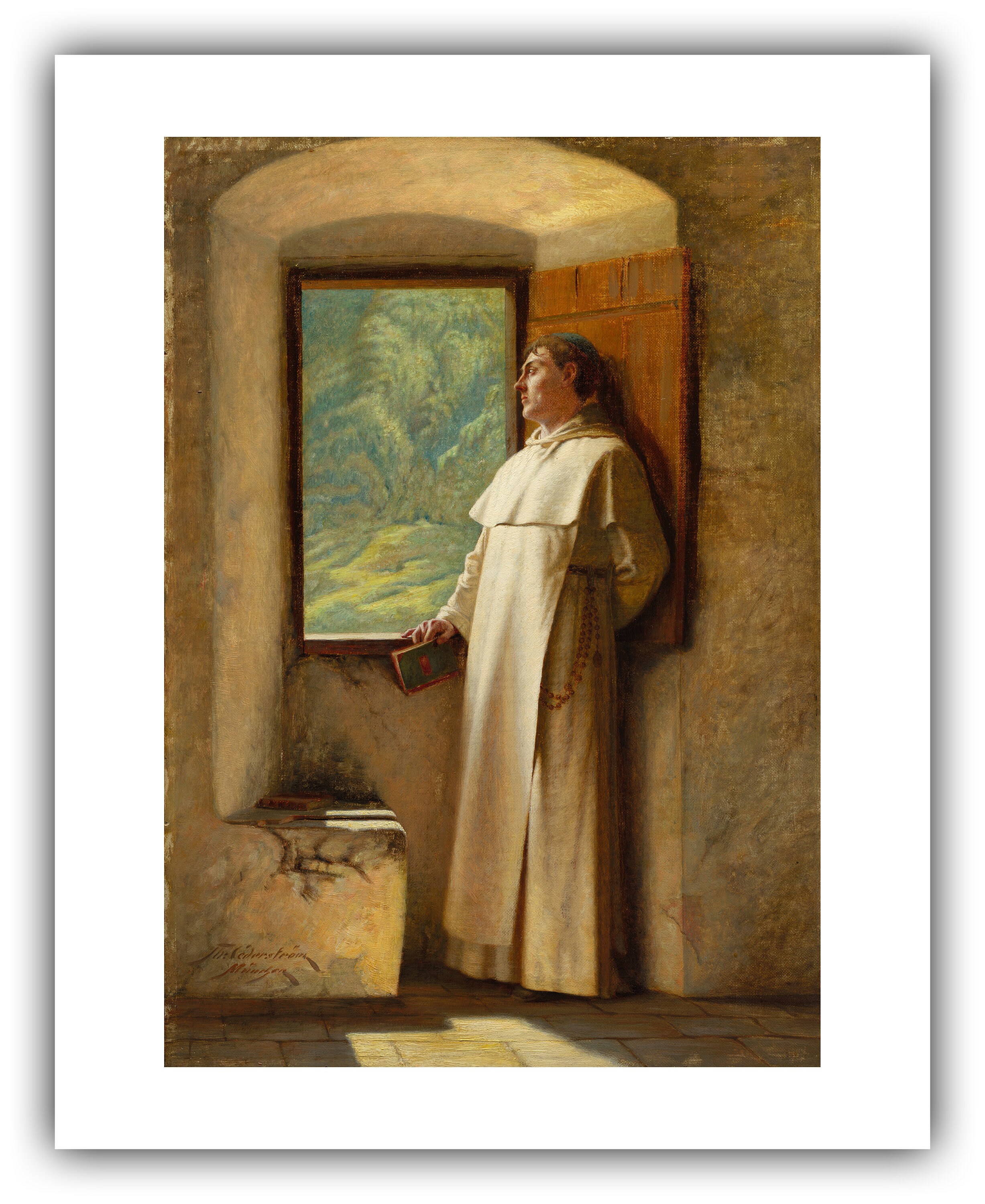 Ture Nikolaus Cederstrom : the Sunlight (1890s) - Giclee Fine Art Print ...