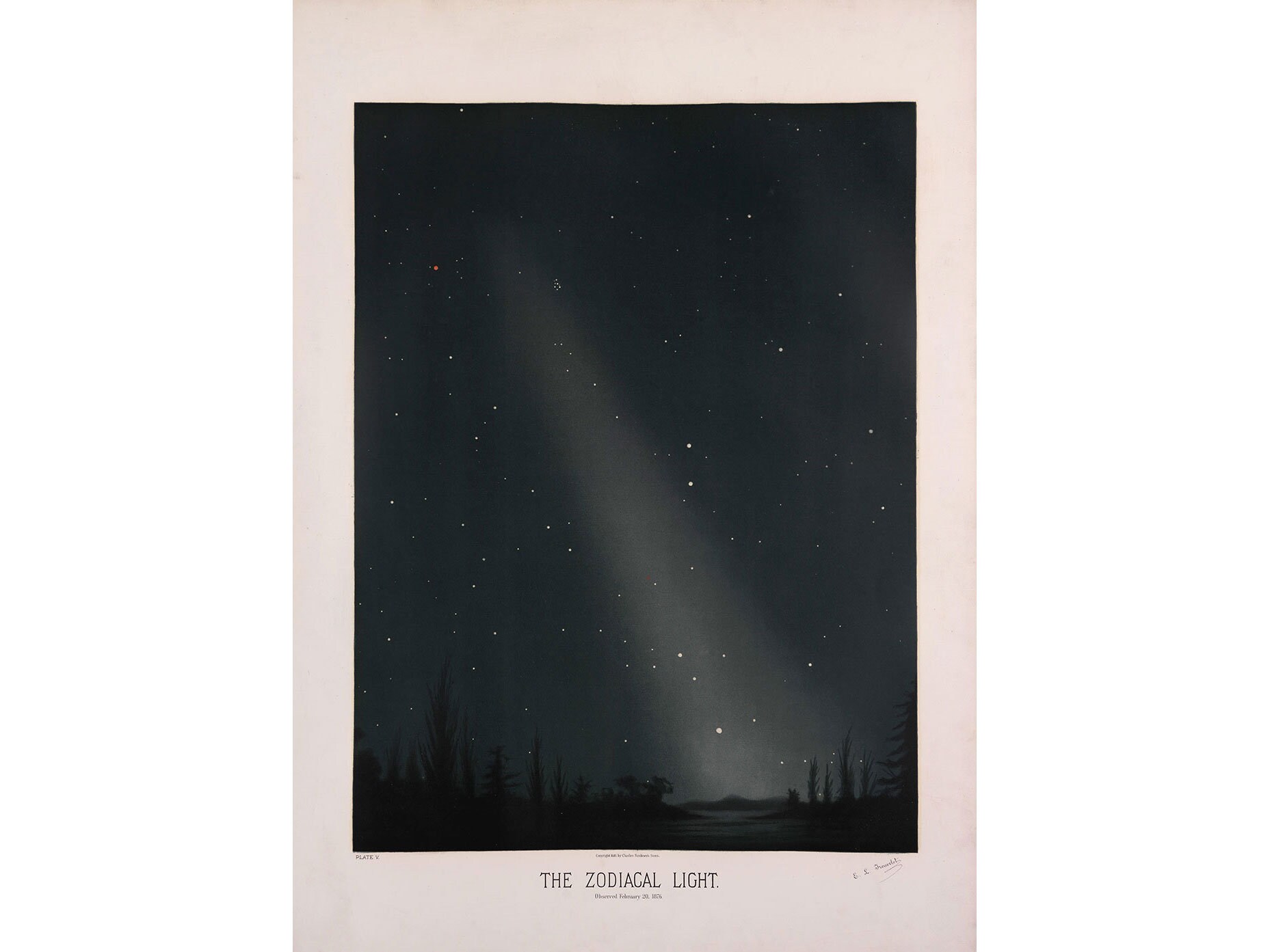 Etienne Leopold Trouvelot : the Zodiacal Light (the Trouvelot ...