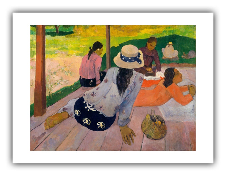 Paul Gauguin : the Siesta c. 1892-1894 Giclee | Etsy