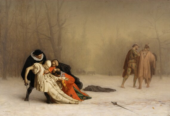 Jean-Leon Gerome : The Duel After the Masquerade | Etsy