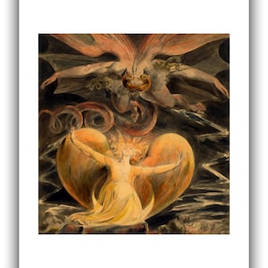 William Blake : the Great Red Dragon and the Woman Clothed With the Sun ...