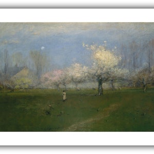 George Inness : Spring Blossoms Montclair New Jersey c. - Etsy