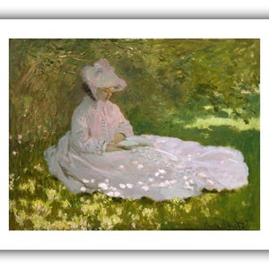 Claude Monet : Springtime (1872) - Giclee Fine Art Print - Etsy
