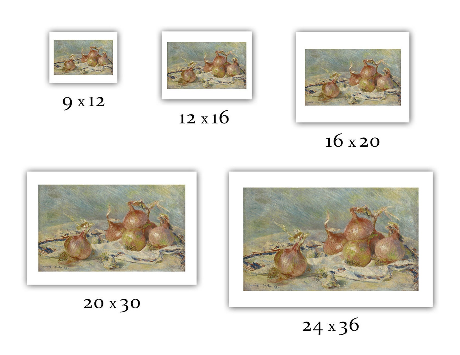 Pierre-auguste Renoir : Onions (1881) - Giclee Fine Art Print - Etsy
