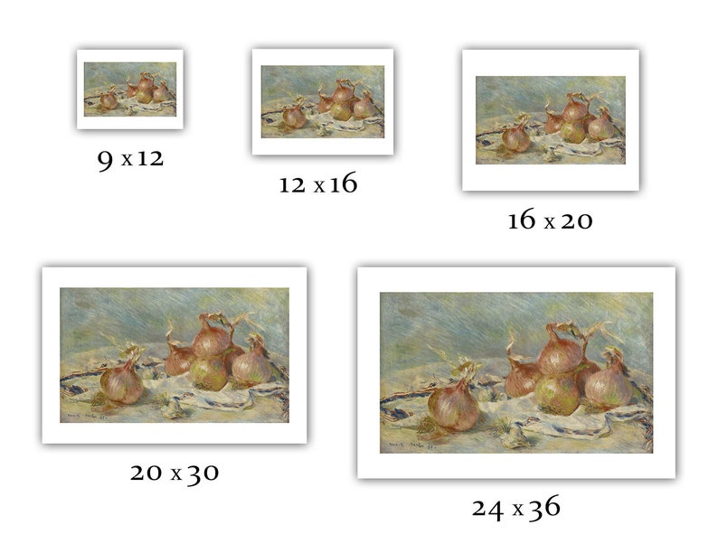 Pierre-auguste Renoir : Onions (1881) - Giclee Fine Art Print - Etsy