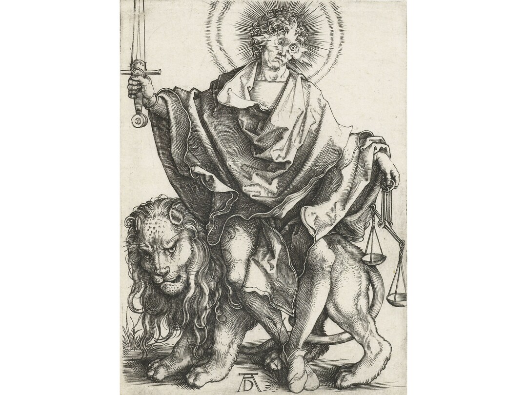 Albrecht Durer : Sol Justitiae (christ as the Sun of Justice) (1497 ...