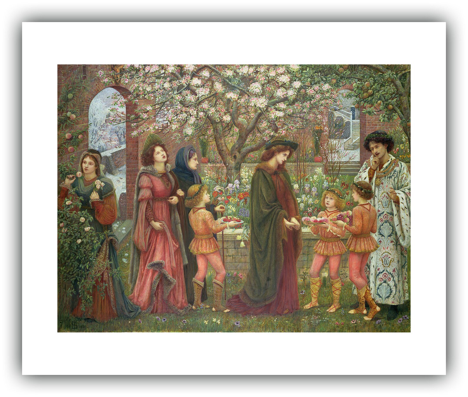 Marie Spartali Stillman : the Enchanted Garden of Messer Ansaldo (1889 ...
