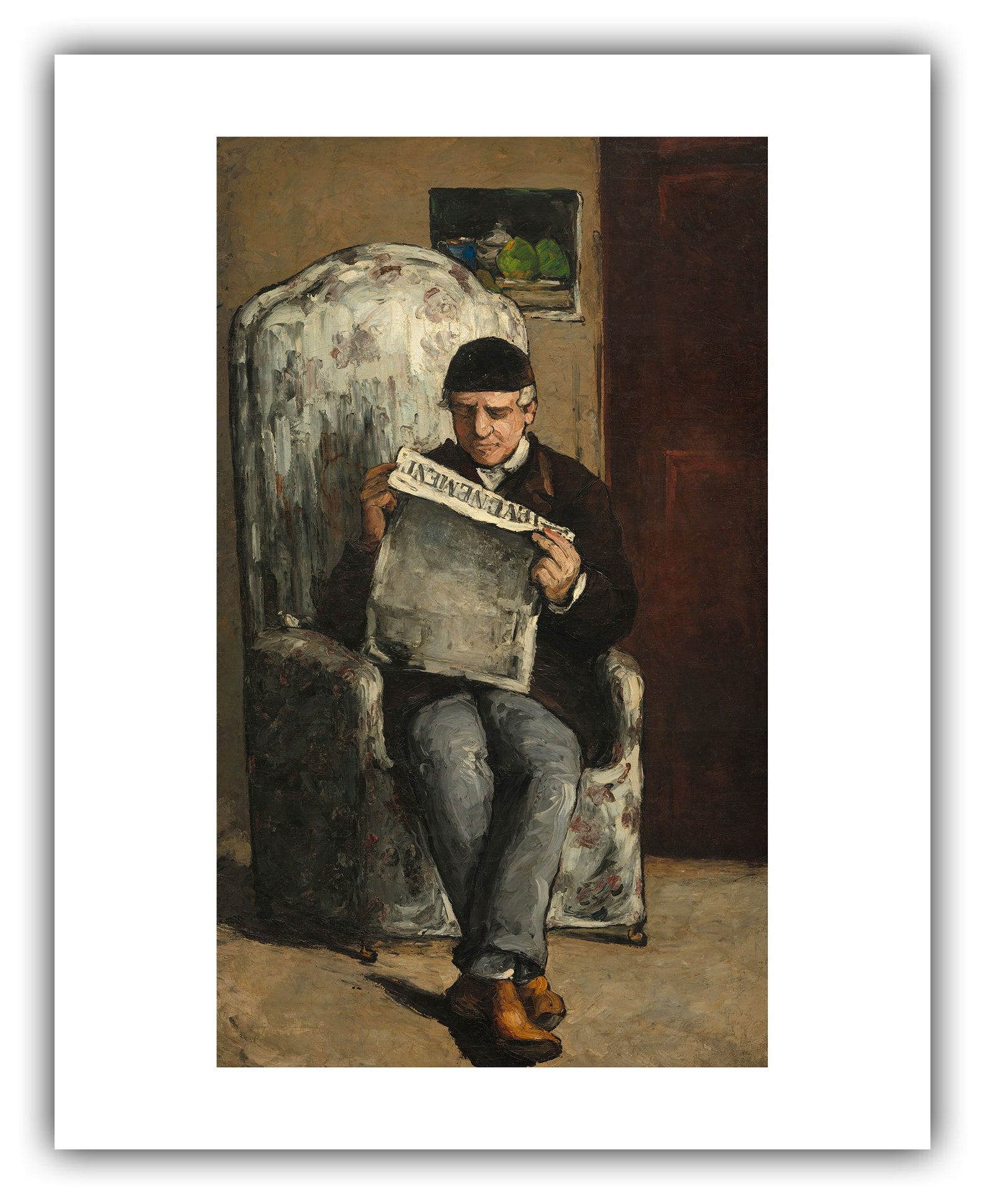 Paul Cezanne : the Artist's Father Reading 'l'evenement' (1866 ...
