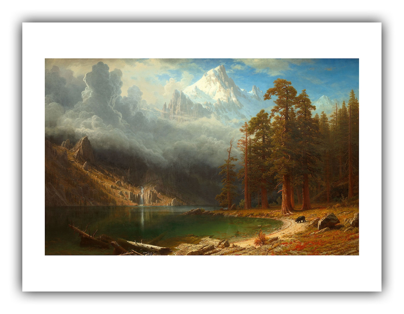 Albert Bierstadt : Mount Corcoran c. 1876-1877 Giclee Fine - Etsy