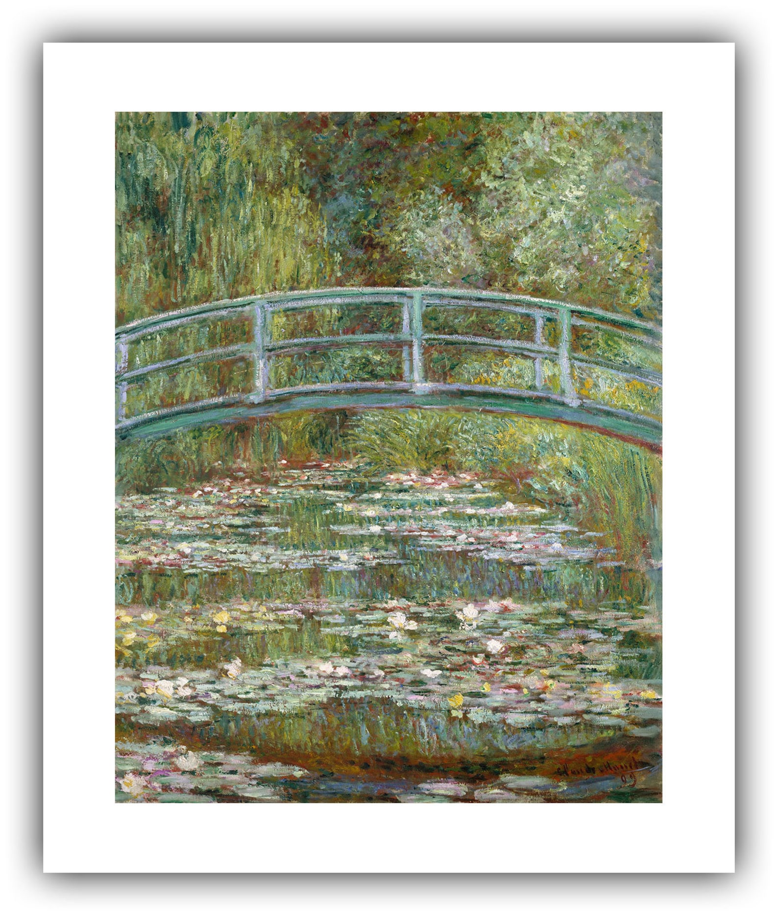 Claude Monet : Bridge Over a Pond of Water Lilies 1899 - Etsy