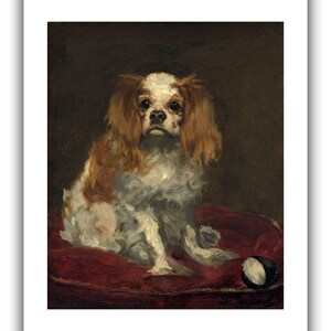 Edouard Manet : A King Charles Spaniel (c. 1866) - Giclee Fine Art ...