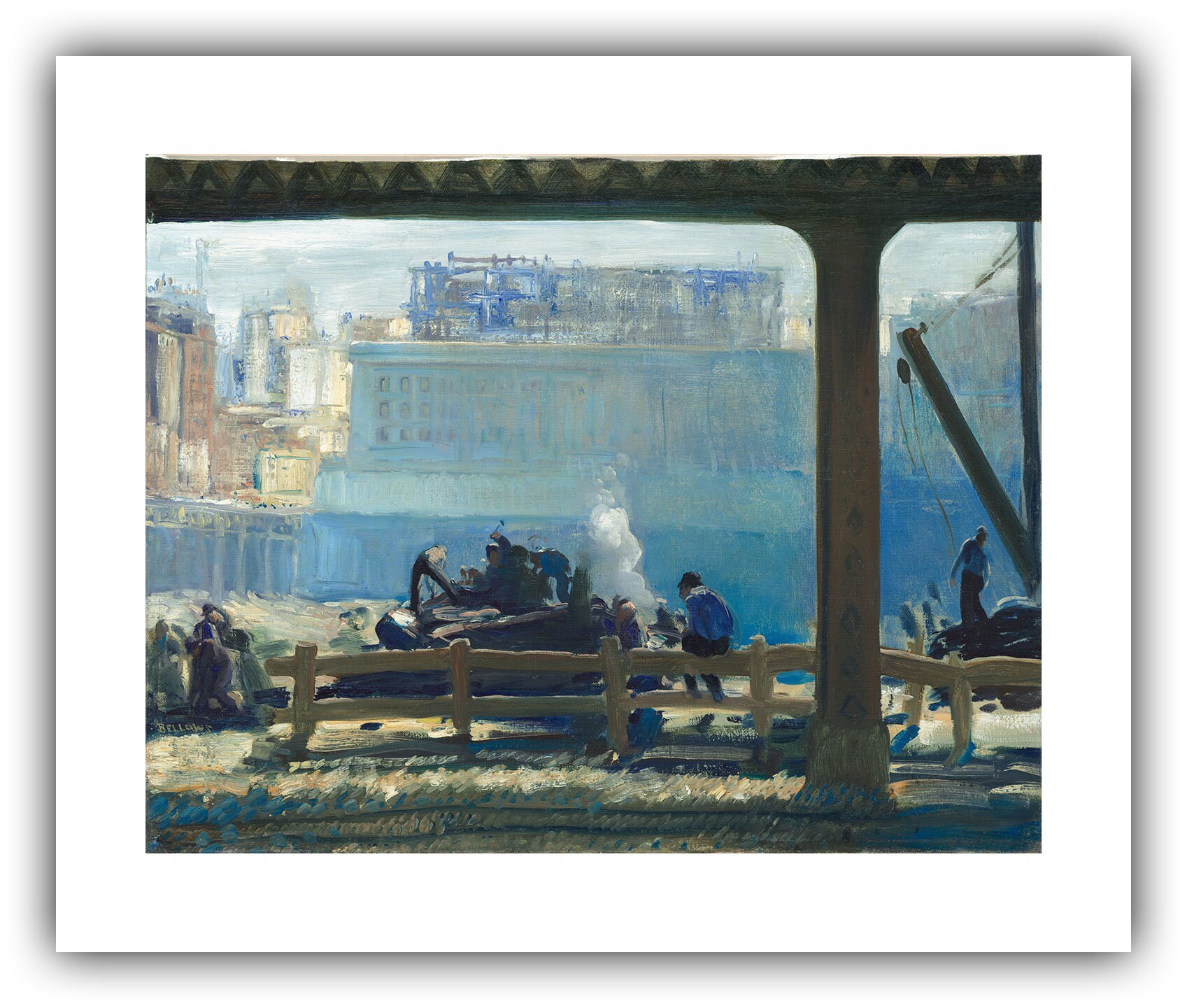 George Bellows : Blue Morning 1909 Giclee Fine | Etsy