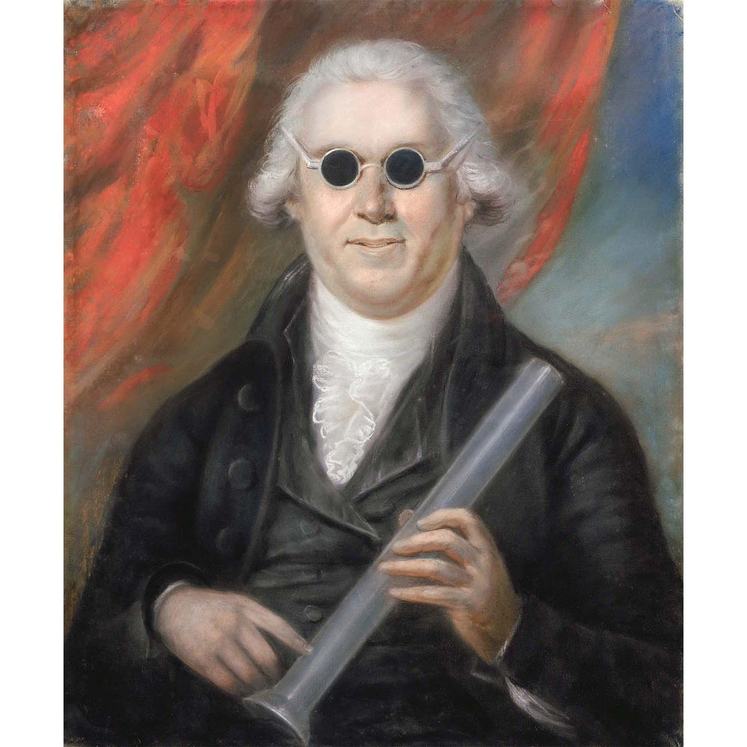 John Russell : Portrait of Mr. Moyes, M.D. (1792) - Giclee Fine Art ...