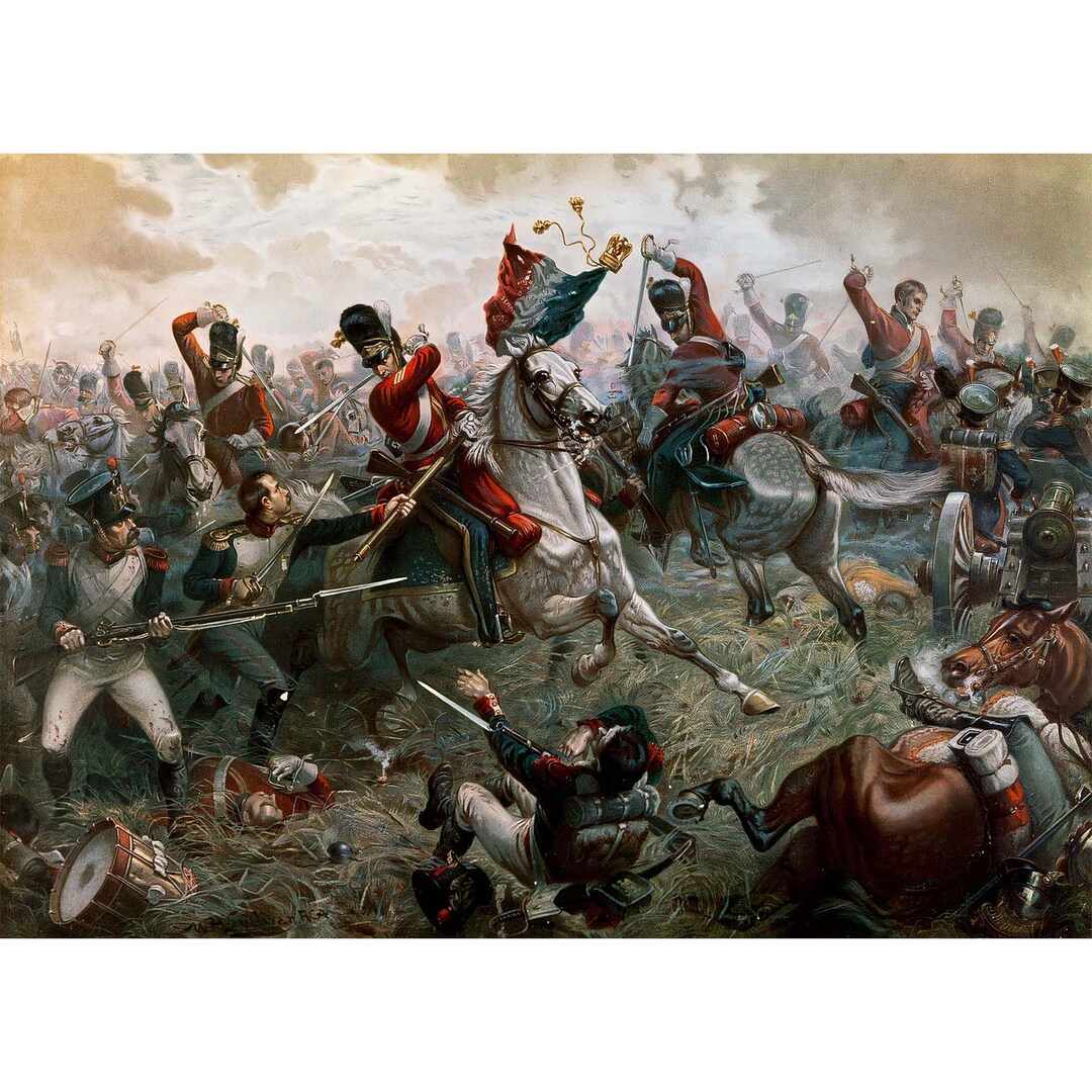 William Holmes Sullivan : Battle of Waterloo, 18th June 1815 (1898 ...