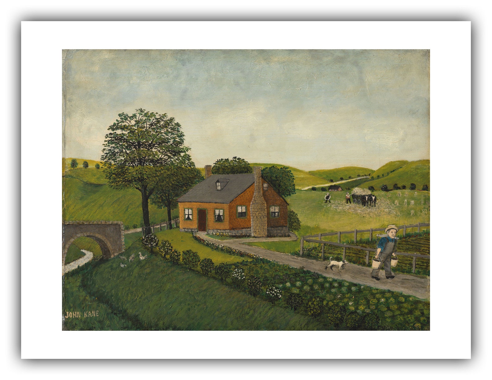 John Kane : Farm (c. 1928) - Giclee Fine Art Print - Etsy