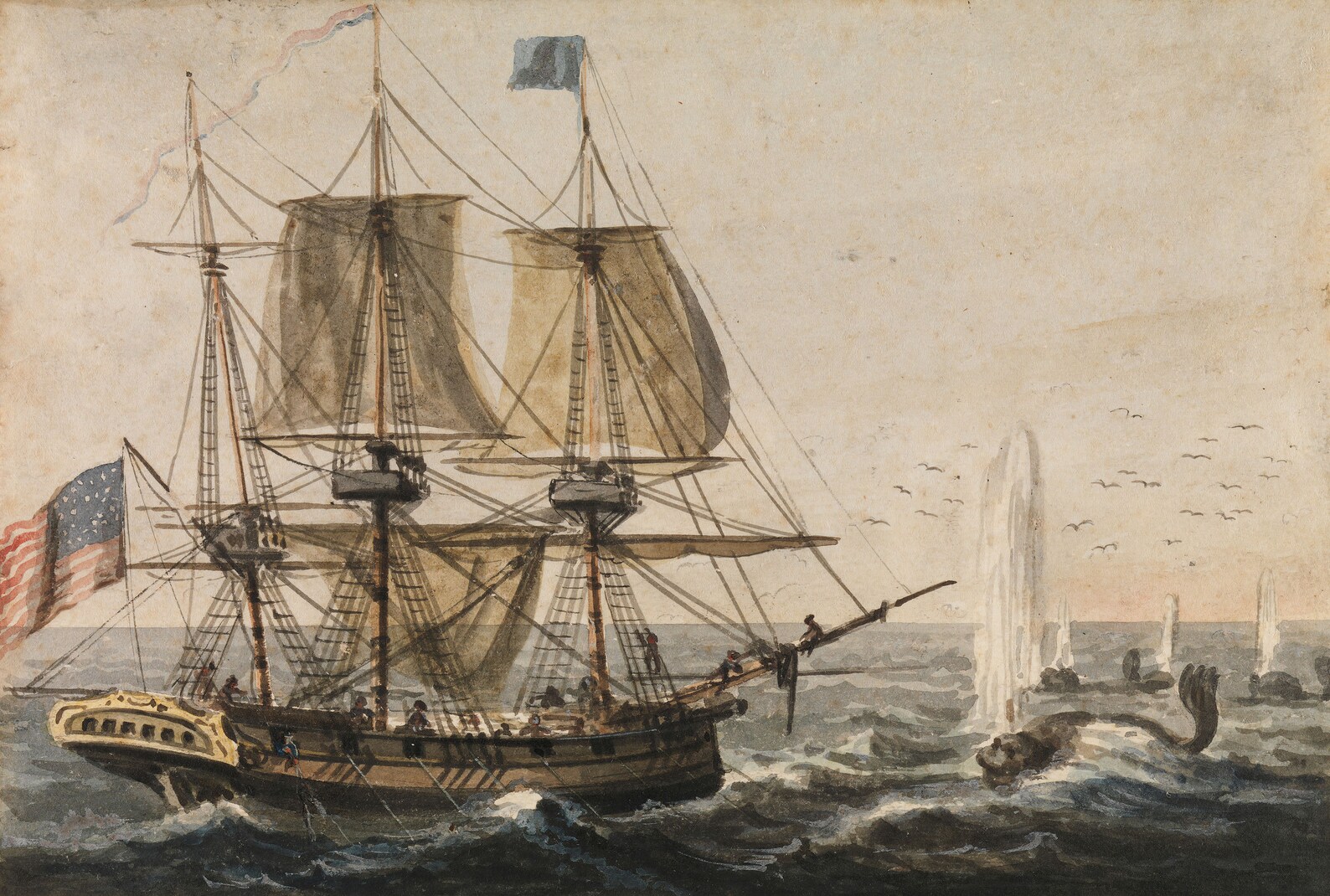 Pavel Petrovich Svinin : Replenishing the Ship's Larder - Etsy