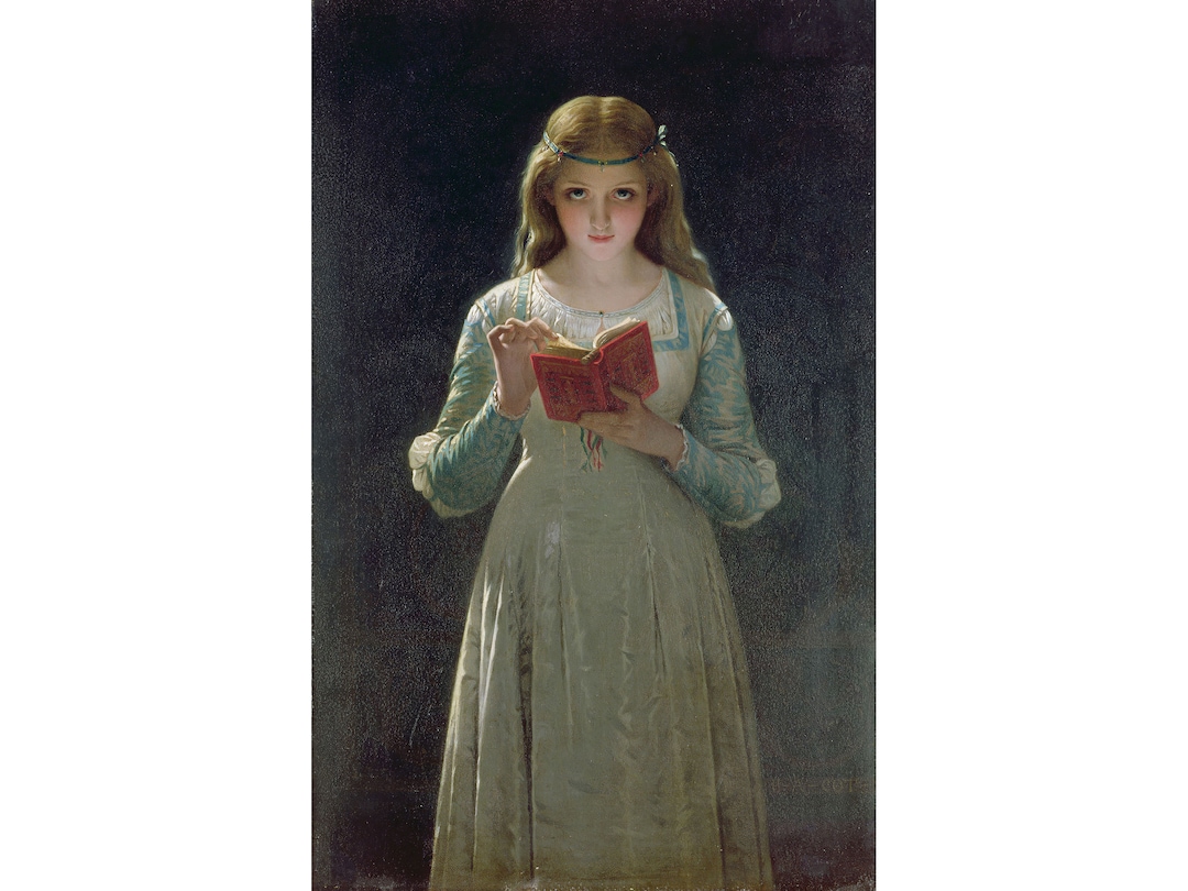 Pierre Auguste Cot : Ophelia (pause for Thought) (1870) - Giclee Fine ...