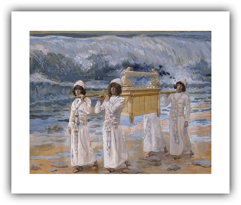 James Tissot : the Ark Passes Over the Jordan (c. 1896-1902) - Giclee ...