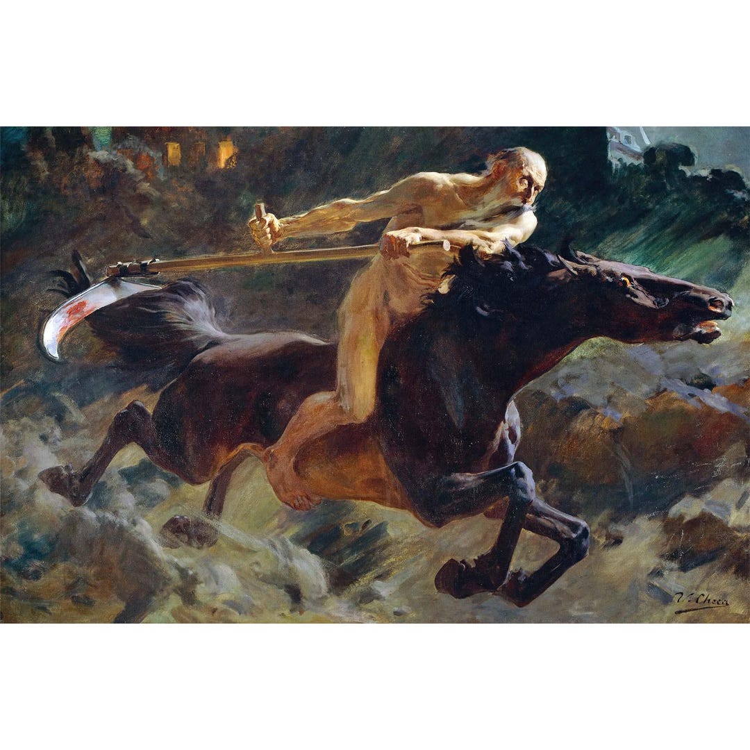 Ulpiano Checa : the Horseman of Apocalypse - Giclee Fine Art Print - Etsy