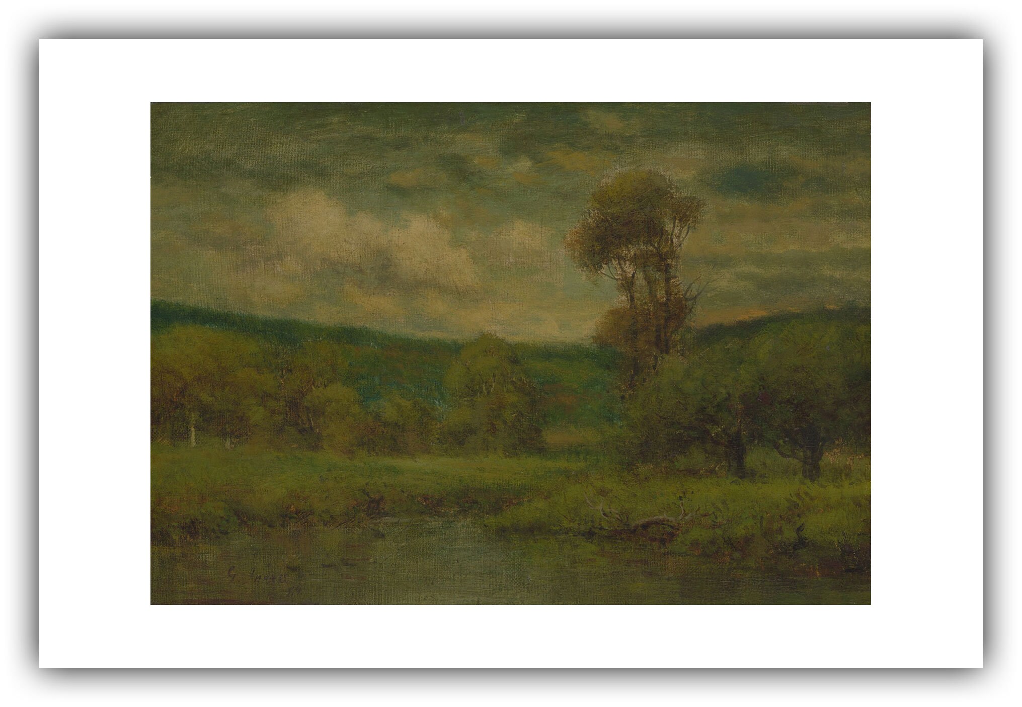 George Inness : Landscape 1884 or 1889 Giclee | Etsy