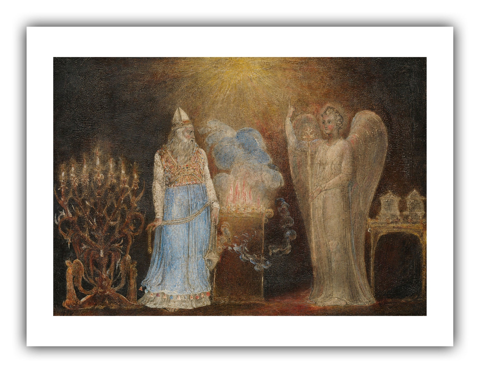 William Blake : the Angel Appearing to Zacharias (1799-1800) - Giclee ...