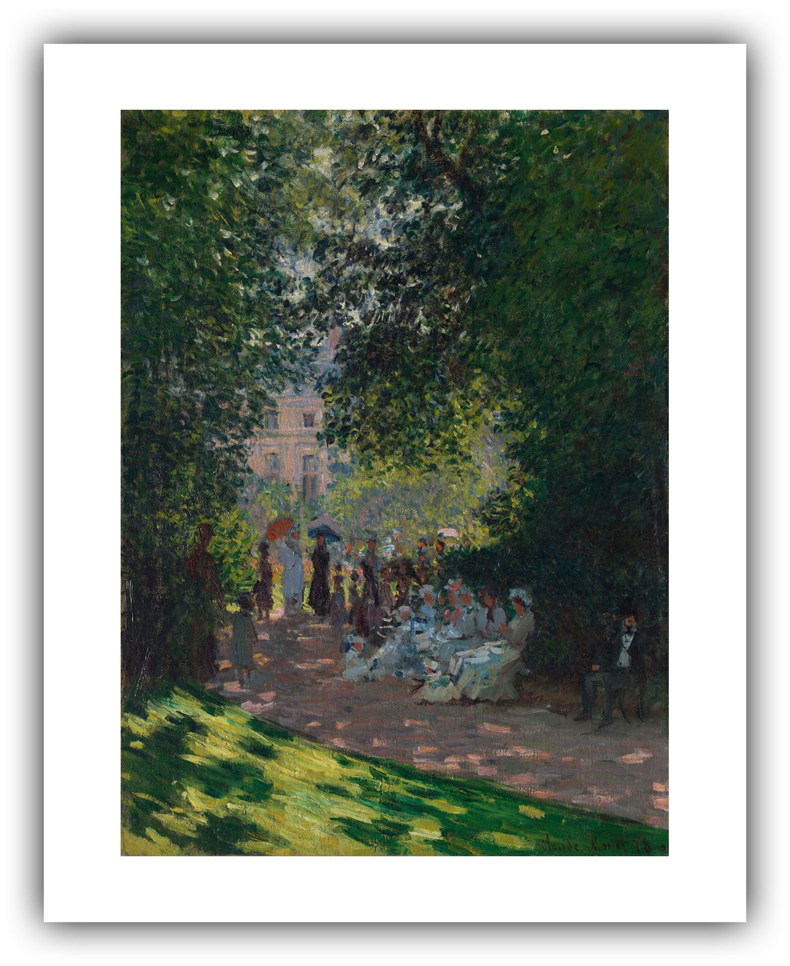 Claude Monet : the Parc Monceau (1878) - Giclee Fine Art Print - Etsy
