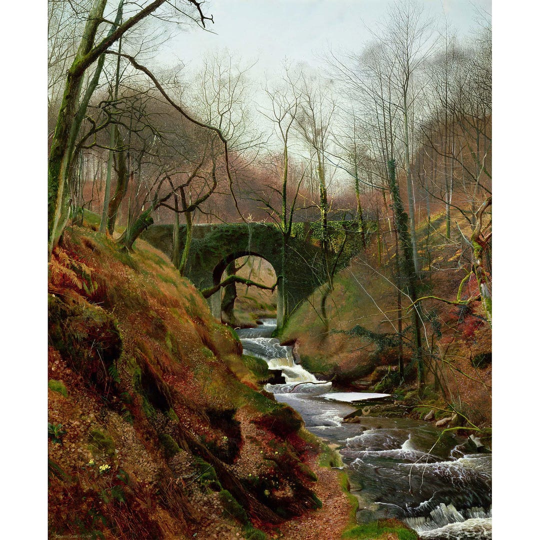 John Atkinson Grimshaw : March Morning (1800s) - Giclee Fine Art Print ...