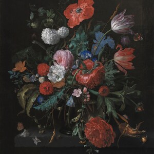 Jacob Van Walscapelle : A Bouquet of Flowers (1659-1727) - Giclee Fine ...