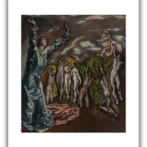 El Greco : the Vision of Saint John (c. 1608-1614) - Giclee Fine Art ...