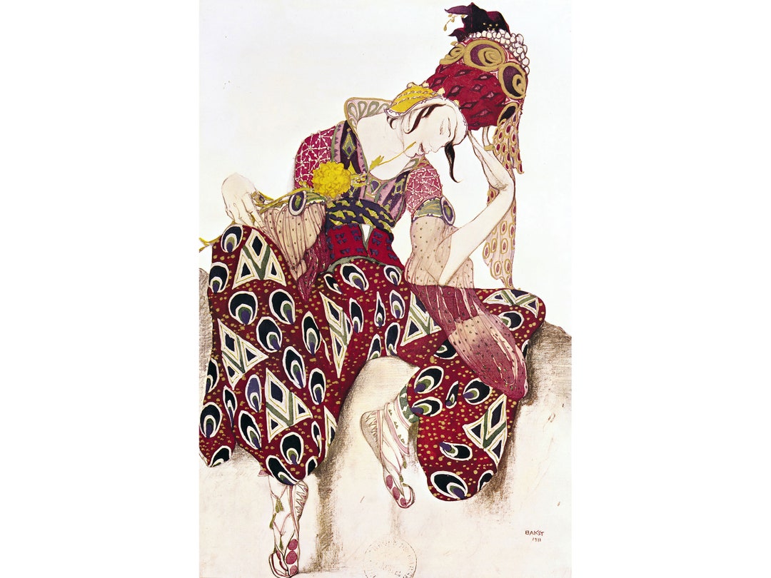 Paul Dukas : Costume Design for Nijinsky in the Ballet "la Peri" (1911 ...