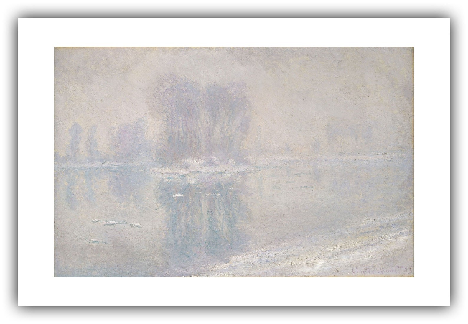 Claude Monet : Ice Floes 1893 Giclee Fine Art Print - Etsy