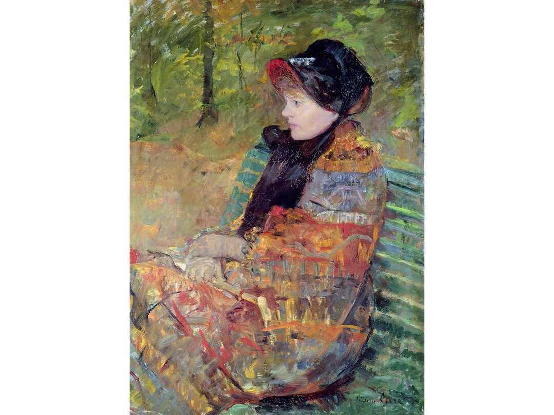 Mary Cassatt : Portrait of Mlle C. Lydia Cassatt (1880) - Giclee Fine ...