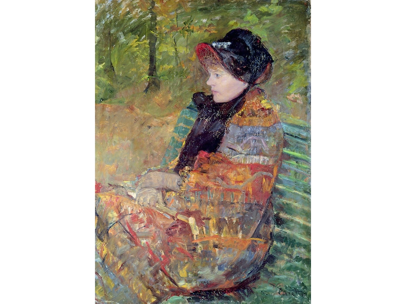 Mary Cassatt : Portrait of Mlle C. Lydia Cassatt (1880) - Giclee Fine ...