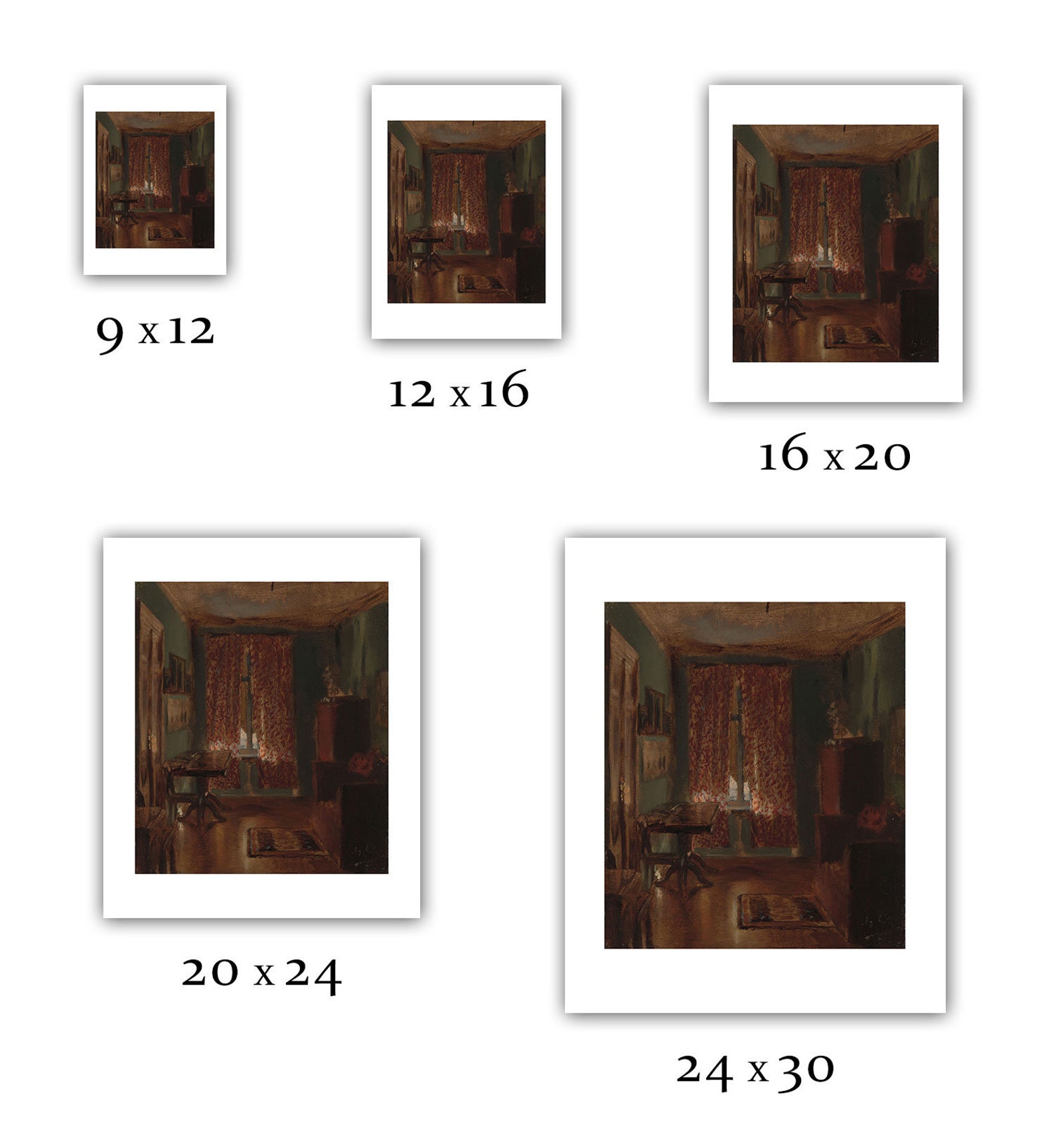 Adolph Menzel : the Artist's Sitting Room in Ritterstrasse (1851 ...