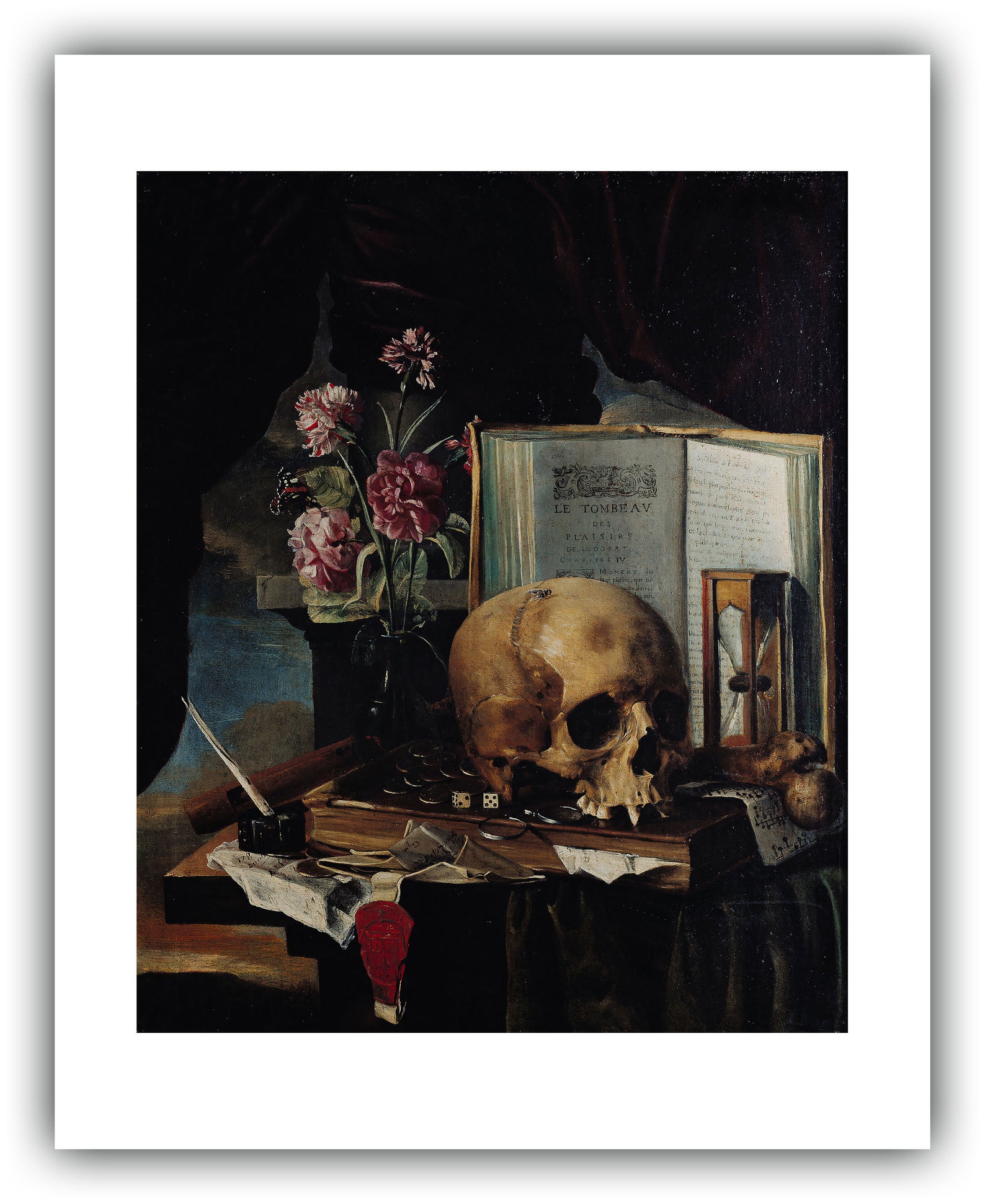 Simon Renard De Saint-andre : Vanitas (1600s) - Giclee Fine Art Print ...