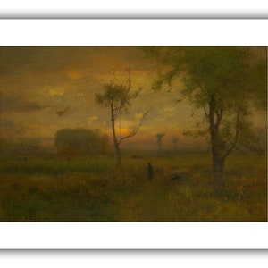 George Inness : Sunrise (1887) - Giclee Fine Art Print - Etsy