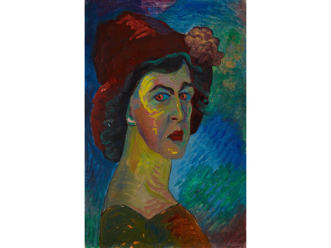Marianne Von Werefkin : Self-portrait I (1910) - Giclee Fine Art Print ...