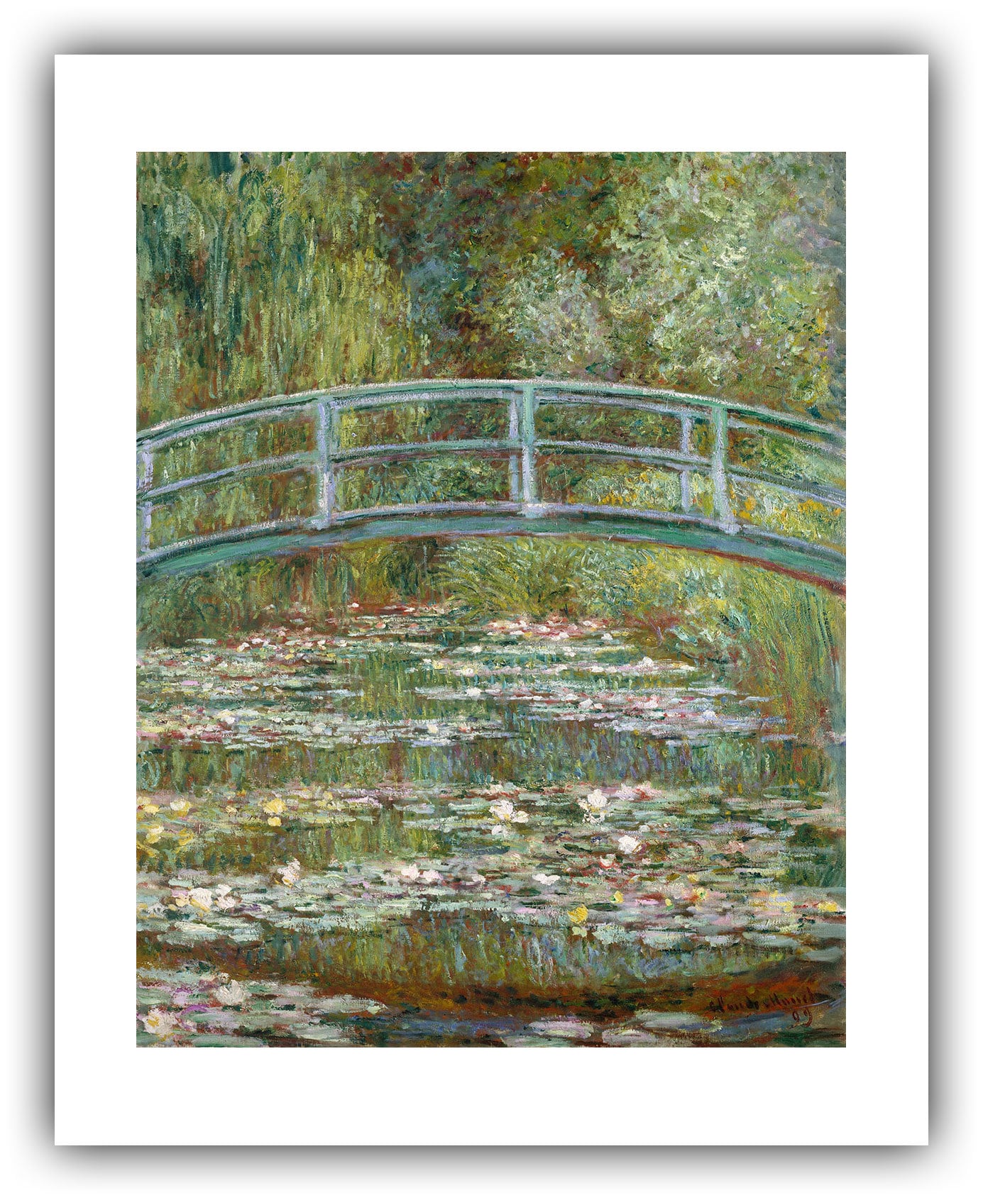 Claude Monet : bridge Over a Pond of Water Lilies | Etsy