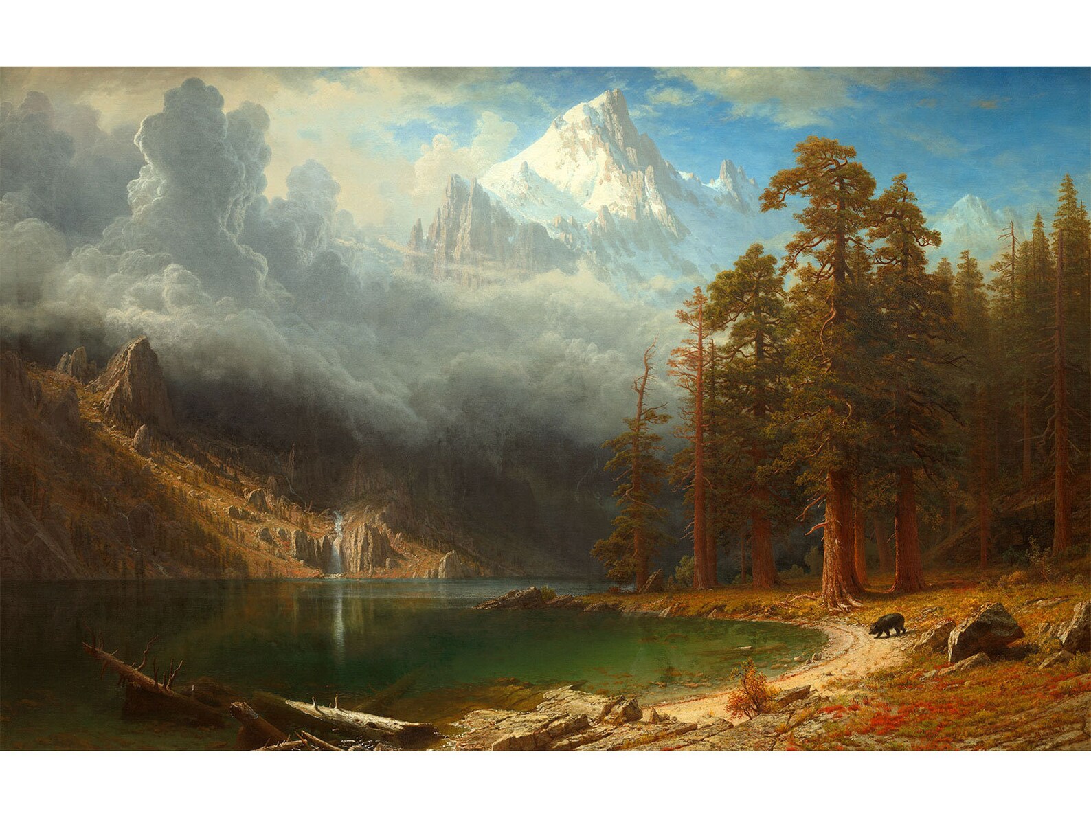 Albert Bierstadt : Mount Corcoran c. 1876-1877 Giclee Fine - Etsy