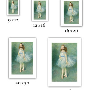 Pierre-auguste Renoir : the Dancer (c. 1874) - Giclee Fine Art Print - Etsy