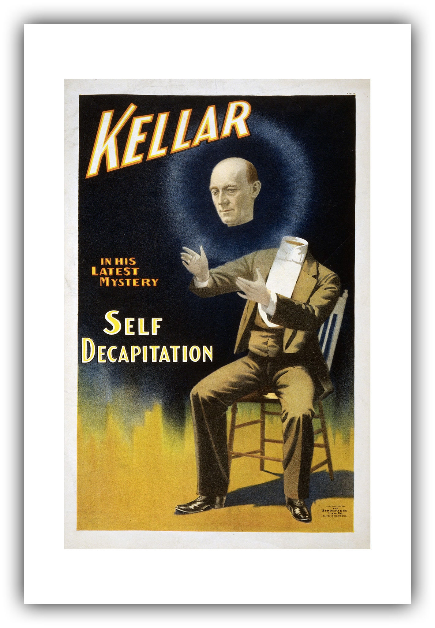 Performing Arts Poster : Kellar In His Latest Mystery | Etsy
