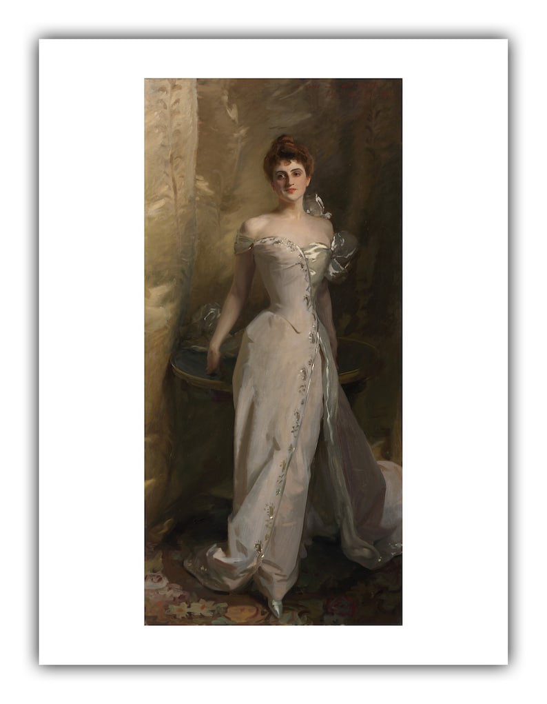John Singer Sargent : Portrait of Lisa Colt Curtis 1898 - Etsy
